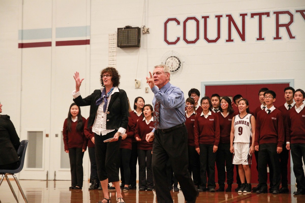 Eric Hamber Awash in School Spirit during Gym Dedication Ceremony