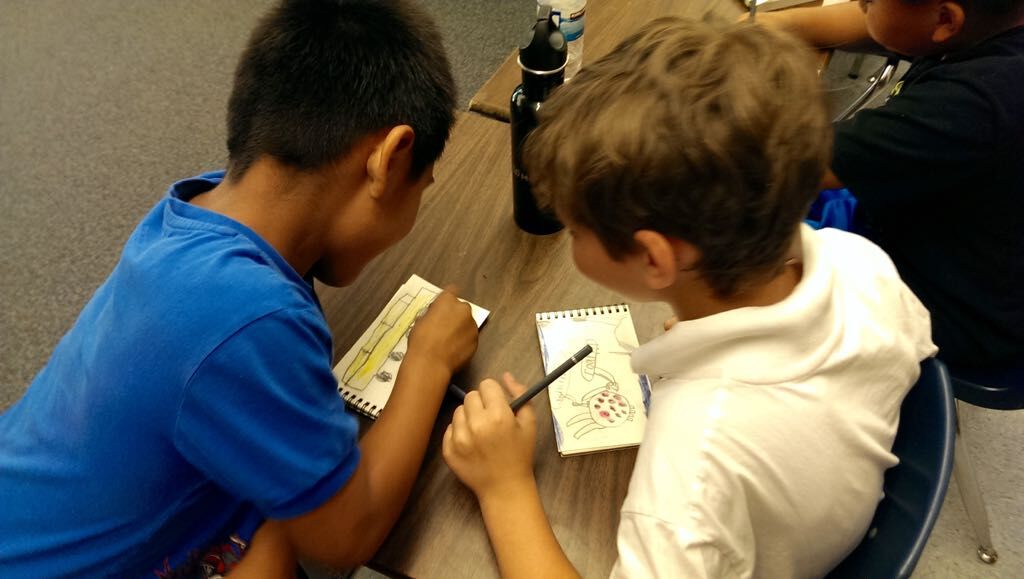 Young Artists at Work - The 2015 Sketchbook Project